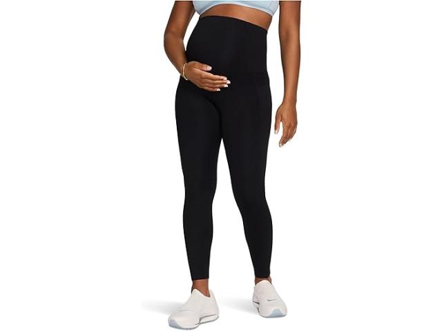 (取寄) ナイキ レディース ワン ハイウエスト 7/8 マタニティ レギンス ウィズ ポケッツ Nike women One High-waisted 7/8 Maternity Leggings With Pockets Black