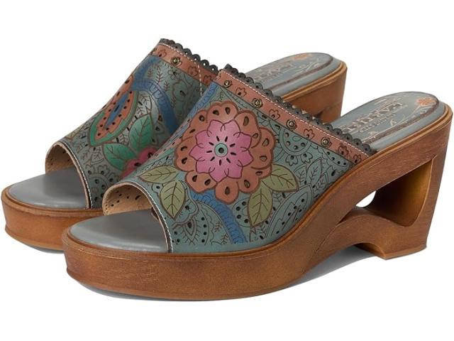 (取寄) ラルティストバイスプリングステップ レディース カーレ L'Artiste by Spring Step women Calle Denim Multi