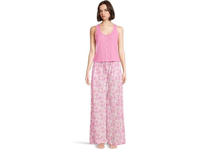 (取寄) ハニーデュー インティメイト レディース コースタル コージー タンク パンツ セット Honeydew Intimates women Coastal Cozy Tank Pant Set Pink Lady Paisley