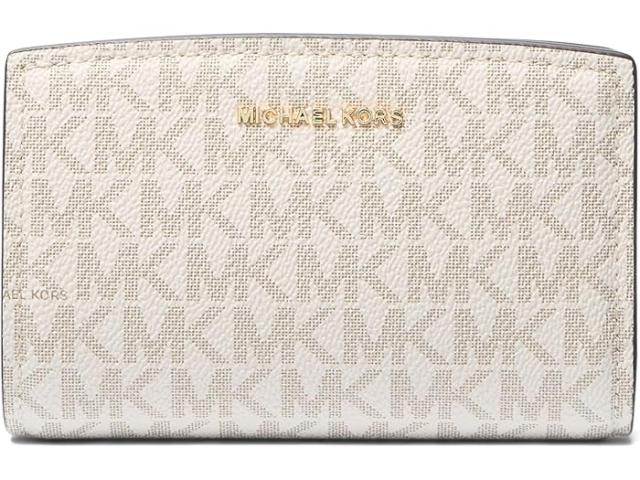 (取寄) マイケルコース レディース ブライアント ミディアム ジップ アラウンド ウォレット MICHAEL Michael Kors women Bryant Medium Zip Around Wallet Vanilla/Acorn