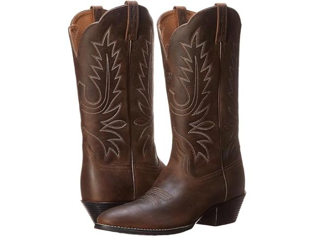 (取寄) アリアット レディース ヘリテージ ウェスタン R トゥ Ariat women Ariat Heritage Western R Toe Distressed Brown