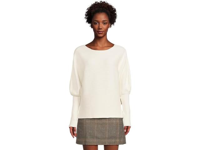 (取寄) リバプールロサンゼルス レディース ロング スリーブ ボート ネック ドルマン セーター Liverpool Los Angeles women Long Sleeve Boat Neck Dolman Sweater Vintage White