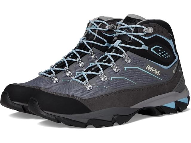 (取寄) アゾロ レディース アカディア ミッド Gtx Asolo women Acadia Mid GTX Graphite/Sky Blue