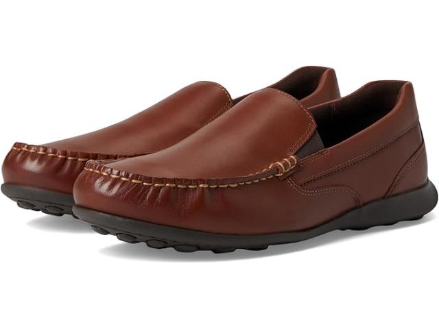 (取寄) ロックポート メンズ DMX ダドリー Rockport men Dmx Dudley Dark Natural Leather