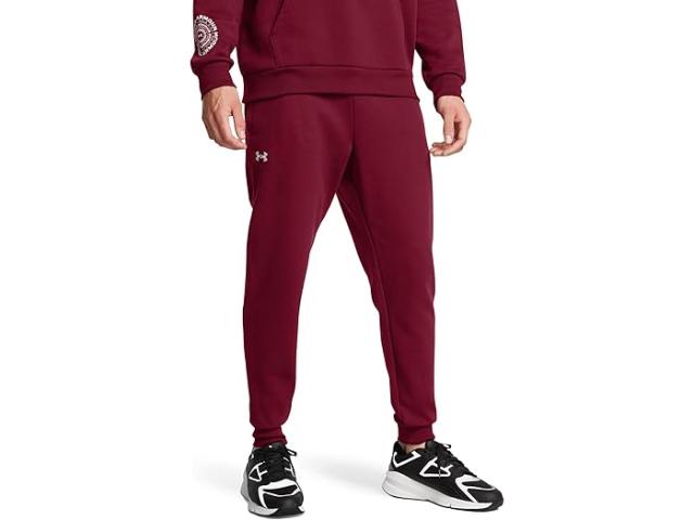 (取寄) アンダーアーマー メンズ ライバル フリース ジョガーズ Under Armour men Rival Fleece Joggers Cardinal/White