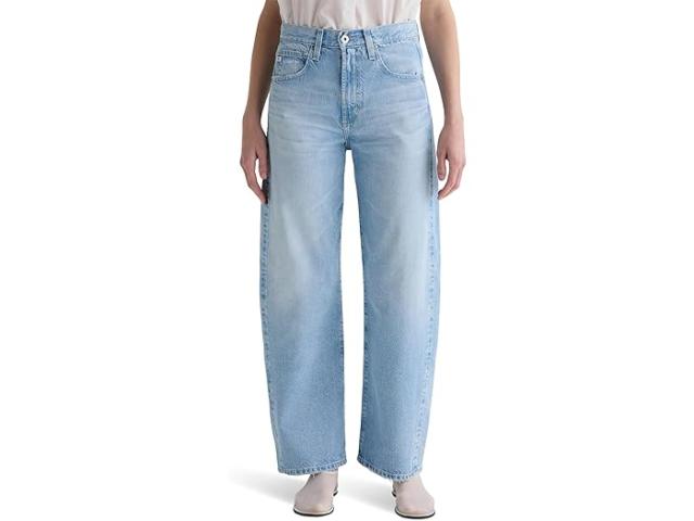 (取寄) AGジーンズ レディース ハッティー ハイライズ バレル イン デストラクチャード AG Jeans women Hattie High-Rise Barrel in Allusion Destructed Allusion Destructed
