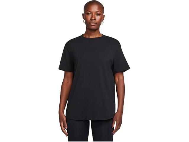 (取寄) ナイキ レディース ワン リラックスド-フィット ドライ-フィット ショートスリーブ トップ Nike women One Relaxed Dri-fit Short-sleeve Top Black