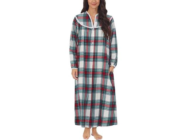 (取寄) ランズ オブ ザルツブルグ レディース クラシック 50 オープン ネック ガウン Lanz of Salzburg women Classic 50