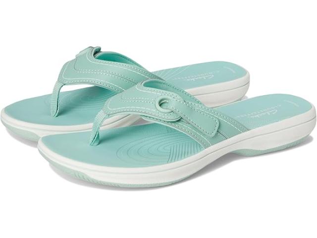 (取寄) クラークス レディース ブリーズ レイナ Clarks women Breeze Reyna Turquoise Synthetic