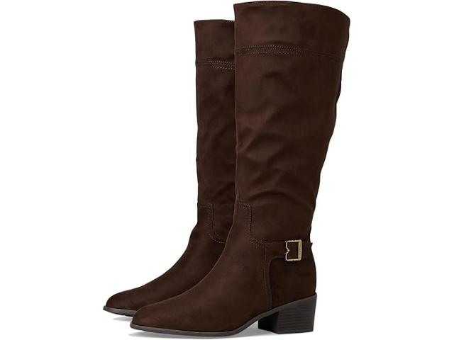 (取寄) ドクターショール レディース アデリーヌ ジップ トール ブーツ Dr. Scholl's women Adeline Zip Tall Boots Dark Umber Brown 1