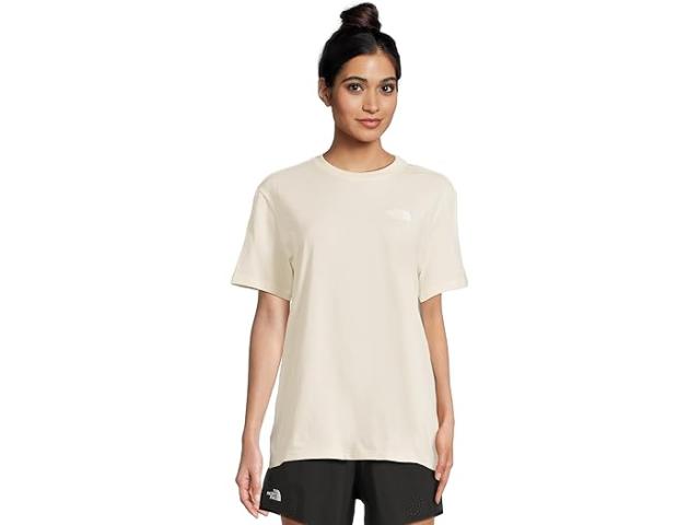 (取寄) ノースフェイス レディース ショート スリーブ コア ボックス NSE ティー The North Face women Short Sleeve Core Box NSE Tee White Dune