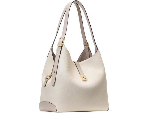 (取寄) ケイトスペード レディース デコ カラーブロック ペブルド レザー ラージ ショルダー バッグ Kate Spade New York women Deco Colorblocked Pebbled Leather Large Shoulder Bag Cashew Milk Multi