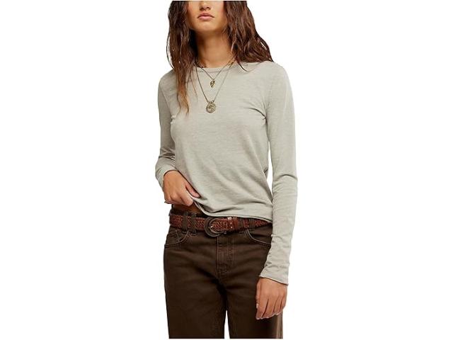 (取寄) フリーピープル レディース ノバ ティー ロング スリーブ Free People women Nova Tee Long Sleeve Caiman