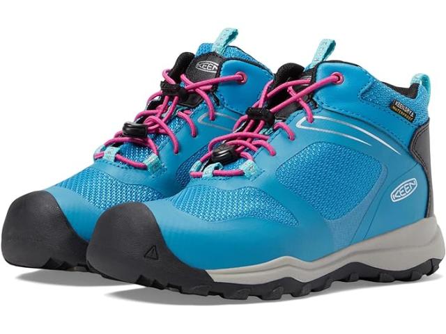(取寄) キーン キッズ ガールズ ワンドゥーロ ミッド ウォータープルーフ (リトル キッド/ビッグ キッド) KEEN Kids girls KEEN Kids Wanduro Mid Waterproof (Little Kid/Big Kid) Fjord Blue/Fuchsia Purple