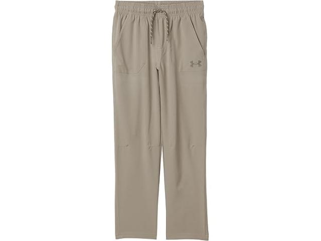 (取寄) アンダーアーマー キッズ メンズ ストレッチ テック パンツ Under Armour Kids men Stretch Tech Pant Timberwolf Taupe