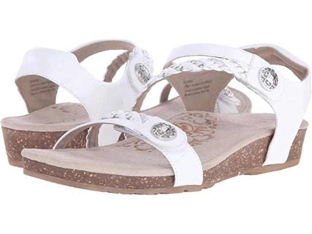 (取寄) エイトレックス レディース ジリアン クオーター ストラップ Aetrex women  Jillian Quarter Strap White