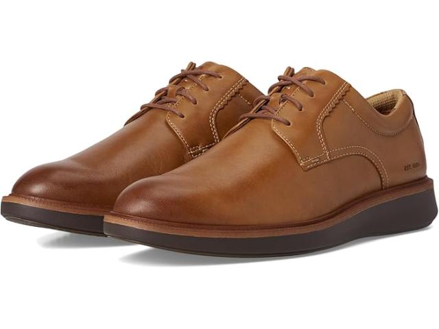 (取寄) ジョンストン&マーフィー メンズ パーカー プレーン トゥ Johnston & Murphy men XC+ Parker Plain Toe Tan Waterproof Full Grain