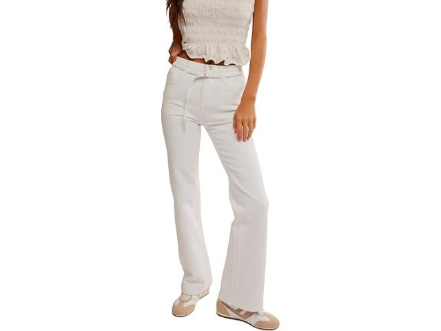 (取寄) フリーピープル レディース サビヌ スリム ア ライン ジーンズ Free People women Sabine Slim A Line Jeans Optic White