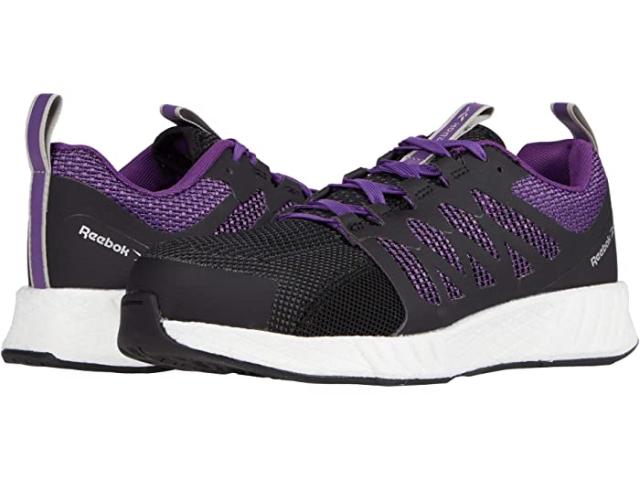 (取寄) リーボック ワーク レディース フュージョン フレックスウィーブ ケージ コンポジット トゥ Reebok Work women  Fusion Flexweave Cage Composite Toe Purple
