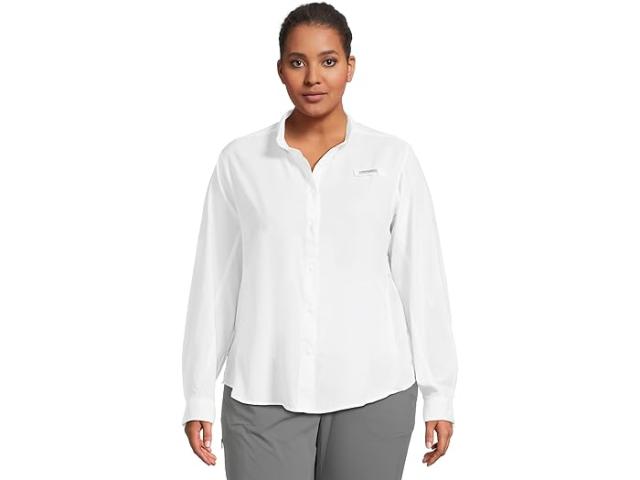 (取寄) コロンビア レディース プラス サイズ タミアミ リ L/S シャツ Columbia women Plus Size Tamiami II L/S Shirt White 1