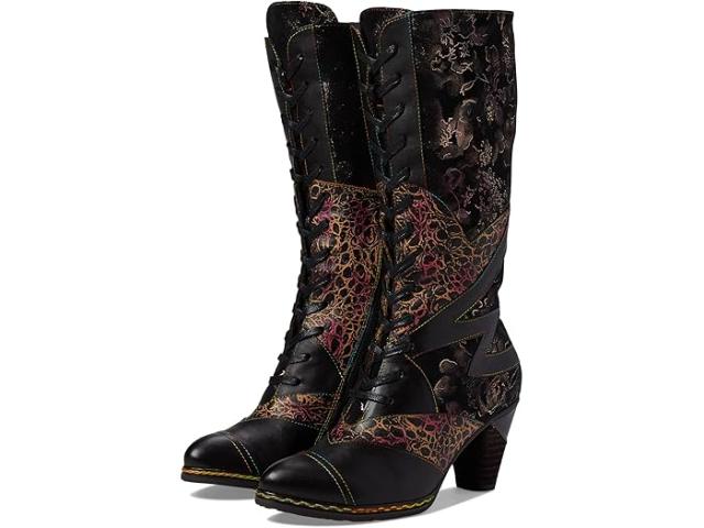 (取寄) ラルティストバイスプリングステップ レディース マラギー クロコ L'Artiste by Spring Step women Malagie Croco Black Multi