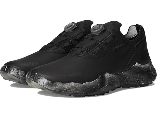 (取寄) エコー ゴルフ メンズ バイオム ハイブリット 5 ボア ウォータープルーフ ゴルフ シューズ ECCO Golf men BIOM Hybrid 5 BOA Waterproof Golf Shoe Black