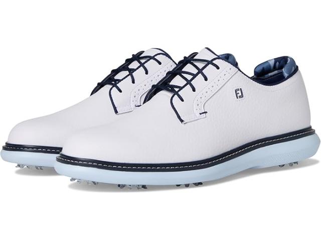 (取寄) フットジョイ メンズ トラディションズ ブルシャー FootJoy men Traditions Blucher White/Sky Blue/Camo