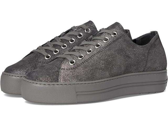 (取寄) ポールグリーン レディース ビクスビー スニーカー Paul Green women Bixby Sneakers Iron Soft Suede llic