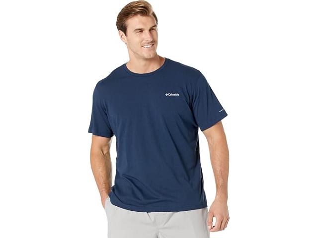 (取寄) コロンビア メンズ シスルタウン ヒルズ ショート スリーブ Columbia men Columbia Thistletown Hills Short Sleeve Collegiate Navy Heather