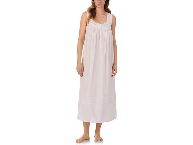 (取寄) アイリーン ウエスト レディース コットン ウーブン スリーブレス ロング バレエ ナイトガウン Eileen West women Cotton Woven Sleeveless Long Ballet Nightgown Pink