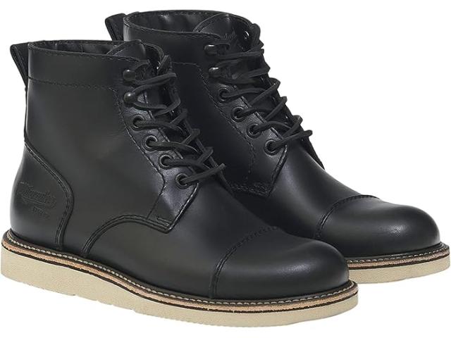 (取寄) ミルウォーキー ブート カンパニー メンズ ブレディー キャップ トゥ ブーツ Milwaukee Boot Company men Brady Cap Toe Boot Black