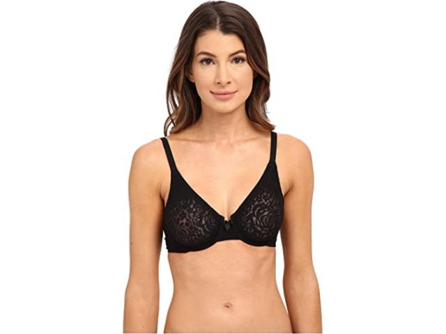 (取寄) ワコール レディース ハロ レース アンダーワイヤー ブラ 851205 Wacoal women  Halo Lace Underwire Bra 851205 Black