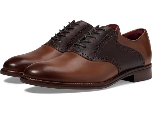 (取寄) ジョンストン&マーフィー メンズ コナード 2.0 サドル Johnston & Murphy men Johnston & Murphy Conard 2.0 Saddle Tan/Mahogany Full Grain