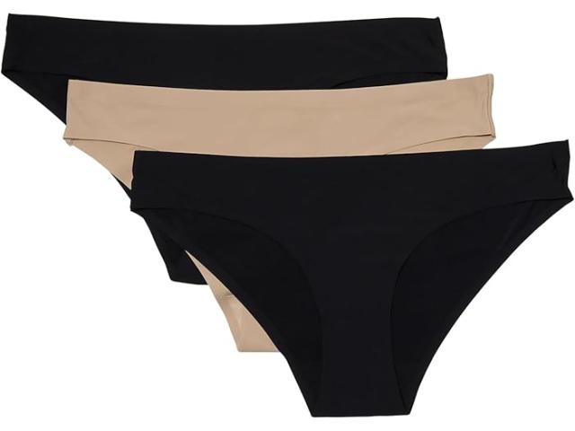 (取寄) ハニーデュー インティメイト レディース スキンズ ヒップスター 3-パック Honeydew Intimates women Skinz Hipster 3-Pack Black/Nude/Black