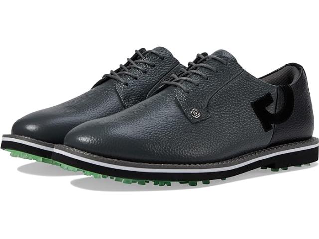 (取寄) ジーフォア メンズ メンズ ギャリバン ペブル レザー トゥー トーン ゴルフ シューズ GFORE men GFORE Men's Gallivanter Pebble Leather Two Tone Golf Shoes Charcoal