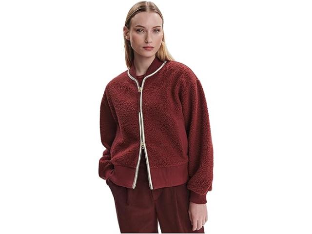 (取寄) バーリー レディース フリース ジャケット Varley women Hansley Fleece Jacket New Maroon