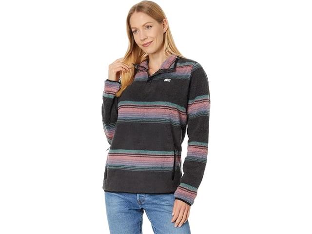 (取寄) ソルティ クルー レディース カーム シーズ シェルパ プルオーバー Salty Crew women Calm Seas Sherpa Pullover Charcoal