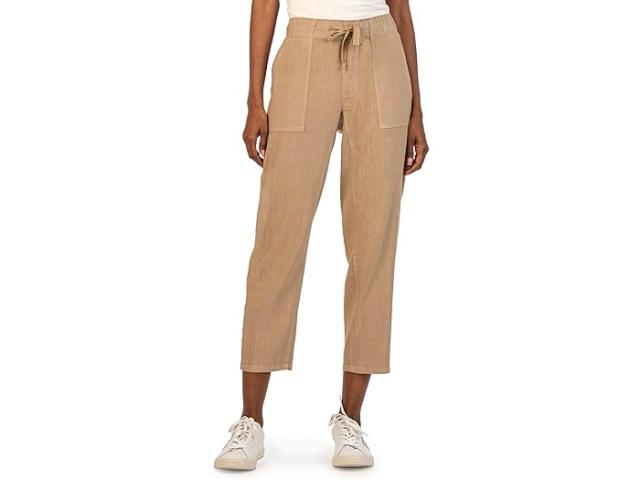 (取寄) カット フロム ザ クロス レディース ロザリー - ドローストリング パンツ ウィズ ポークチョップ ポケッツ KUT from the Kloth women Rosalie - Drawstring Pants With Porkchop Pockets Khaki