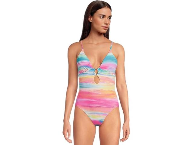 (取寄) ベッカ レディース ベラーノ イブリン バックル バンジ ワン ピース BECCA women Verano Evelynn Buckle Plunge One Piece Mutlicolor