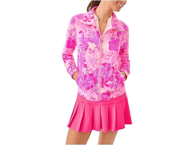 (取寄) リリー ピュリッツァー レディース エレーニ ジップ-アップ Upf 50+ Lilly Pulitzer women Eleni Zip-Up Upf 50+ Parigi Pink Supporting Squad