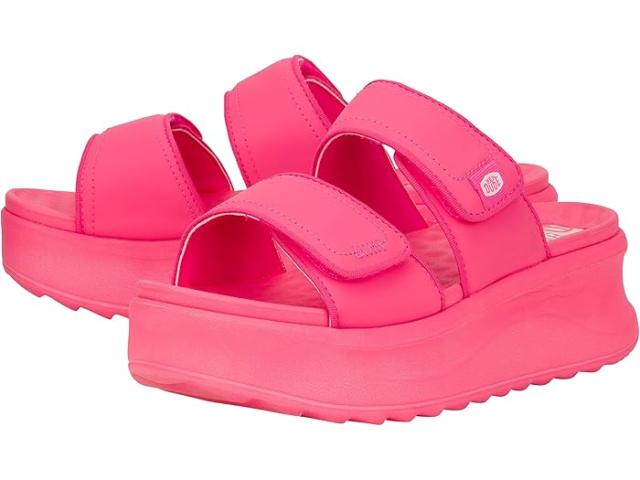 (取寄) ヘイ デュード レディース デルレイ スライド モノ Hey Dude women Delray Slide Mono Electric Pink