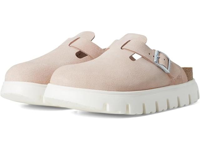 (取寄) ビルケンシュトック レディース パピリオ バイ ボストン チャンキー プラットフォーム クロッグ Birkenstock women Papillio by Boston Chunky Platform Clog Light Rose