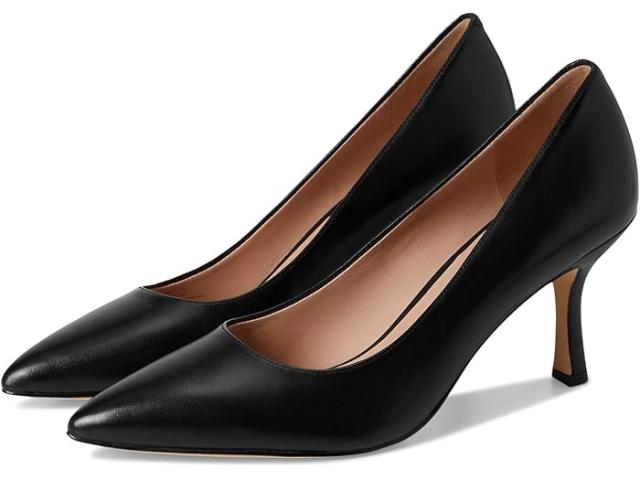 (取寄) コールハーン レディース ヴィヴィカ ポインテッド トゥ パンプス Cole Haan women Vivica Pointed Toe Pumps Black Leather