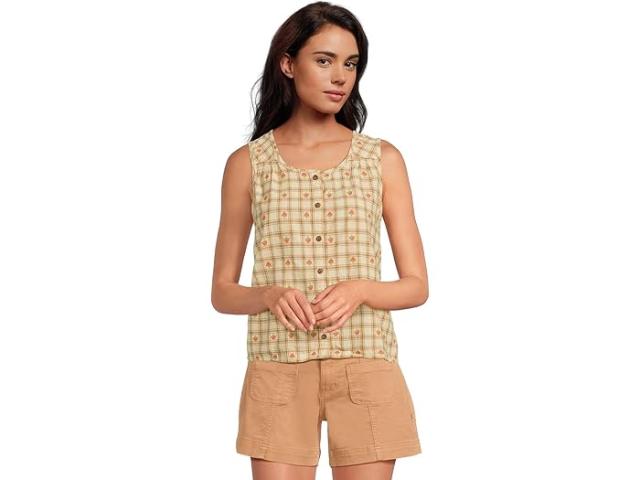 (取寄) トードアンドコー レディース マンザナ ボタン フロント タンク Toad&Co women Manzana Button Front Tank Barley Strawberry