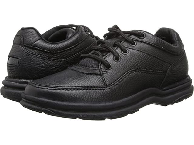 (取寄) ロックポート メンズ ワールド ツアー クラシック Rockport men  World Tour Classic Black Tumbled Leather
