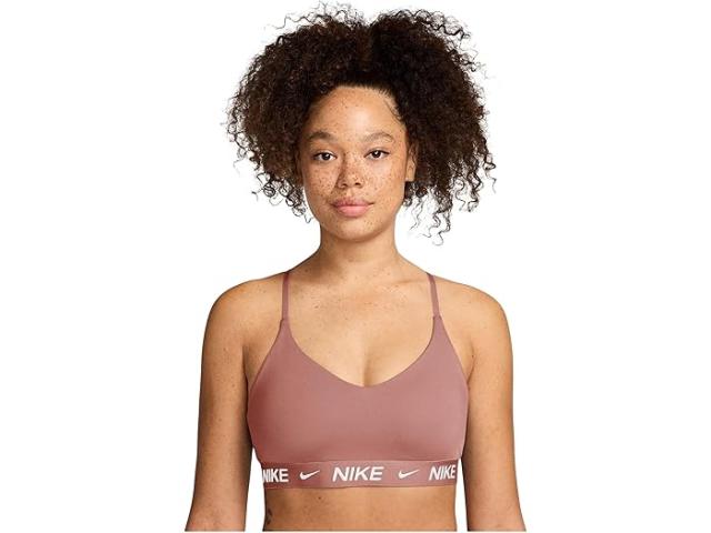 (取寄) ナイキ レディース ドライ-フィット インディ ライト サポート ブラ Nike women Dri-FIT Indy Light Support Bra Rust Pink