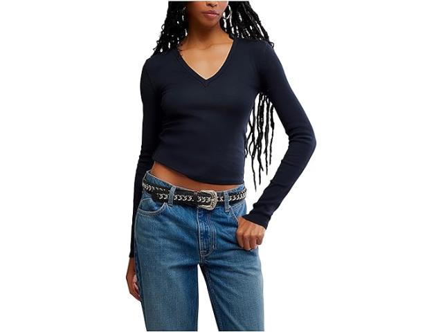 (取寄) フリーピープル レディース ネリア ロング スリーブ Free People women Neria Long Sleeve Black