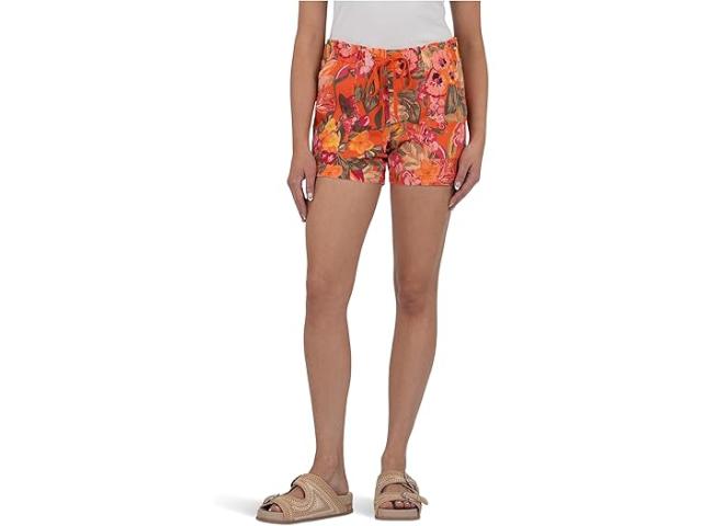(取寄) カット フロム ザ クロス レディース カタナ ハイライズ ショーツ ドローストリング ウィズ ポークチョップ ポケッツ KUT from the Kloth women Katana High-rise Shorts Drawstring With Porkchop Pockets Tangerine