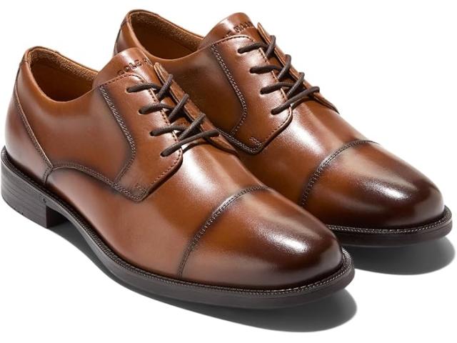 (取寄) コールハーン メンズ ベッドフォード キャップ-トゥ オックスフォード Cole Haan men Cole Haan Bedford Cap-Toe Oxfords British Tan