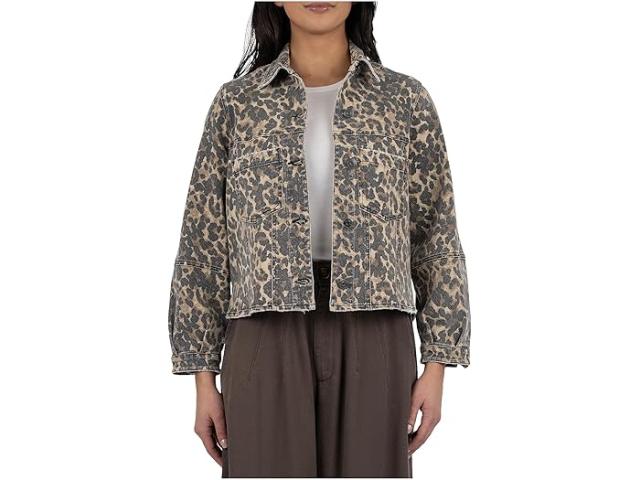 (取寄) カット フロム ザ クロス レディース ベイリー ボタン フロント ジャケット KUT from the Kloth women Bailey Button Front Jacket Tan/Brown 取寄) カット フロム ザ クロス レディース ベイリー ボタン フロント